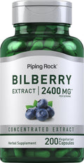 bilberry extract 2400 mg capsules