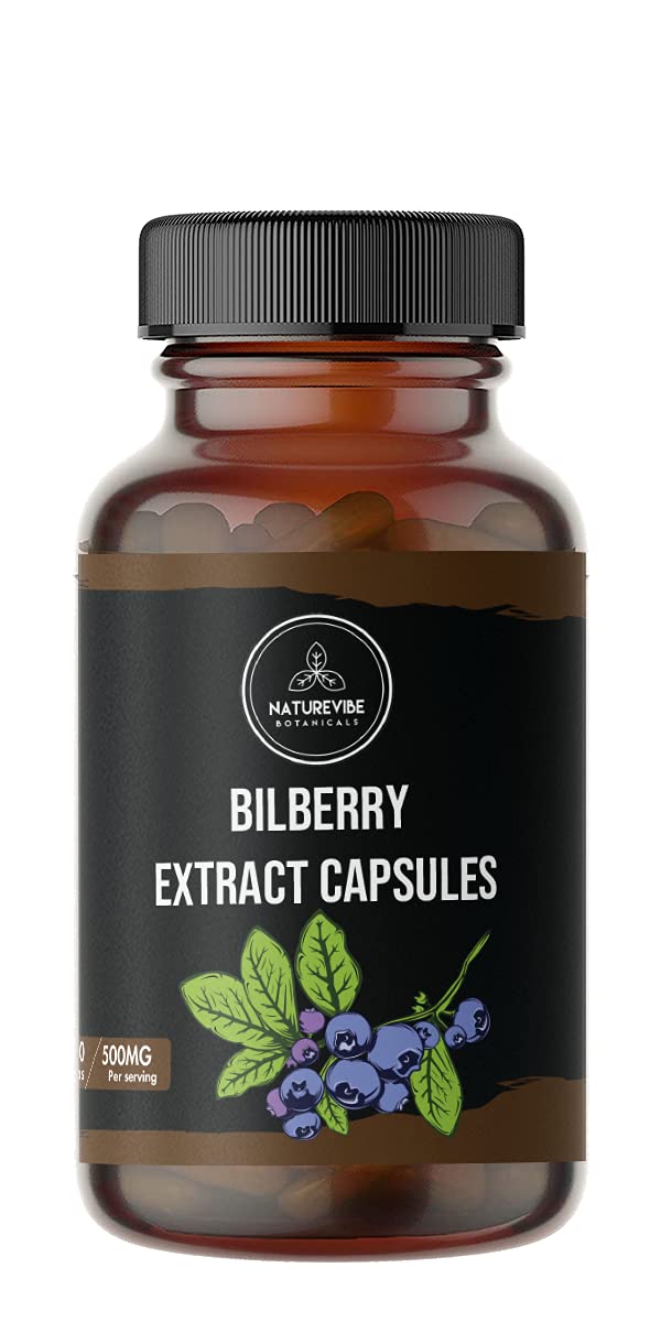 bilberry extract capsules for antioxidants