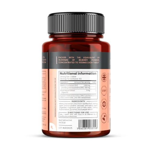 bilberry extract for better vision