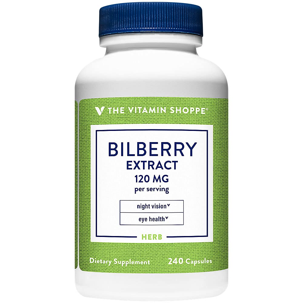 Bilberry extract for eye health