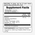 bilberry extract for eye health