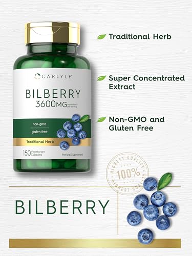 Bilberry extract for healthy vision support