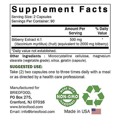 bilberry extract for vision improvement