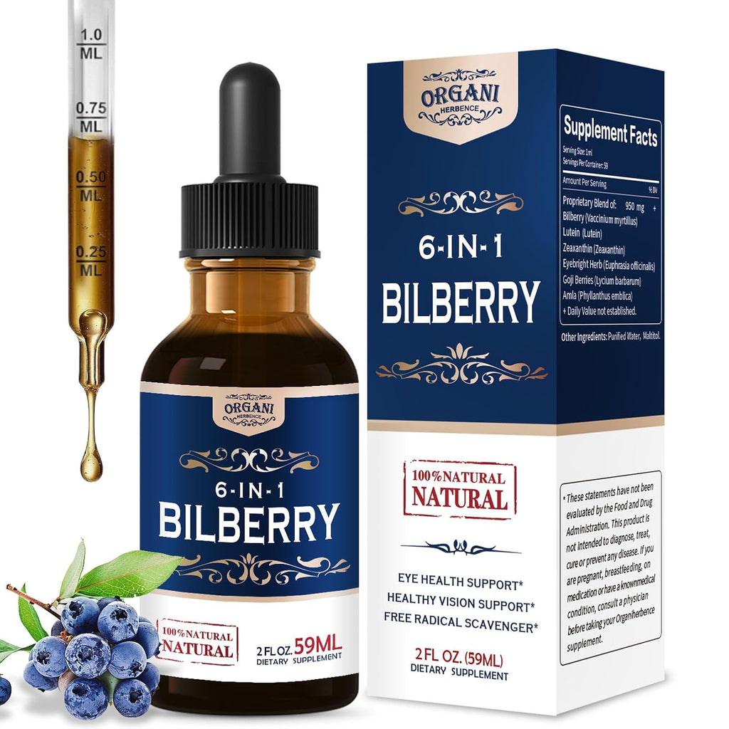 Bilberry extract liquid drops benefits