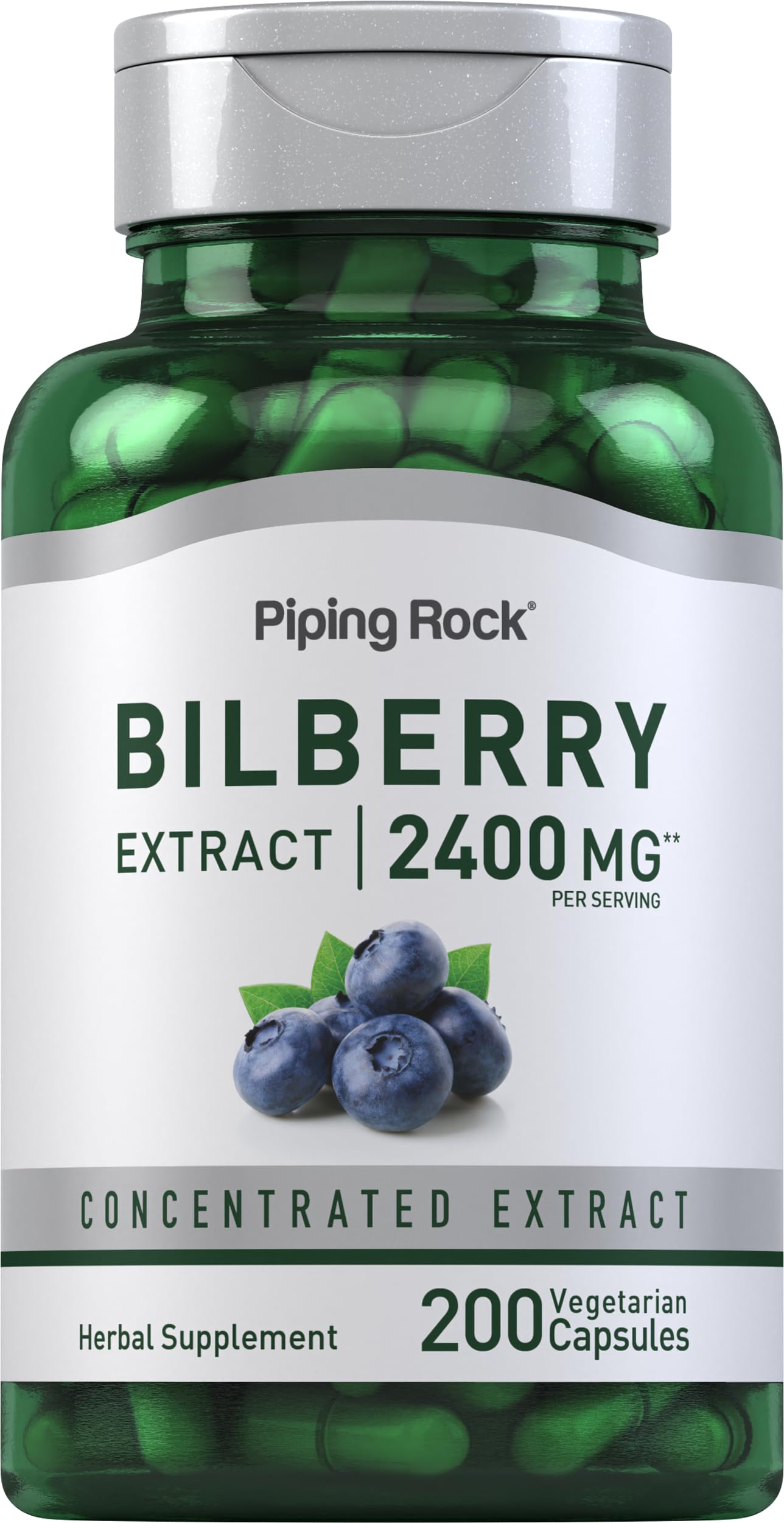 Bilberry extract vegetarian capsules
