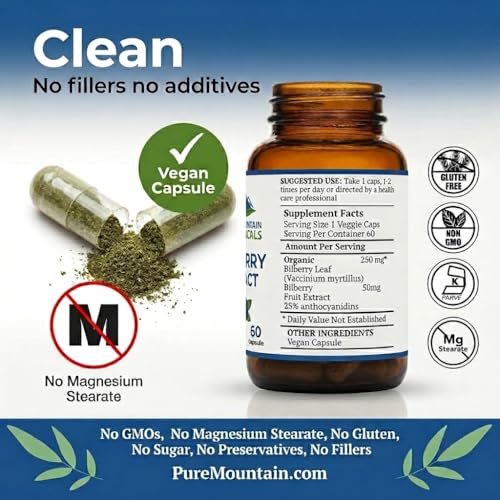 bilberry for healthy eyesight support
