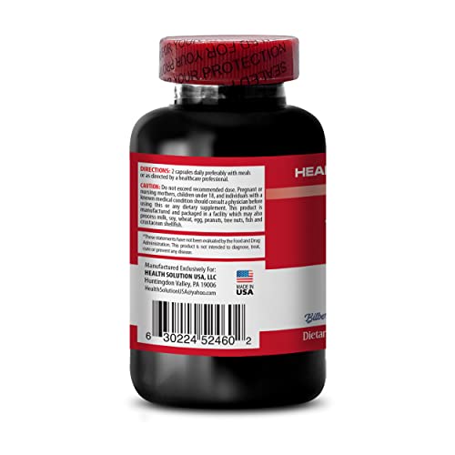 bilberry fruit capsules for wellness