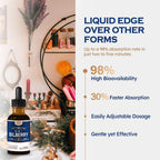 Bilberry liquid drops for antioxidant support