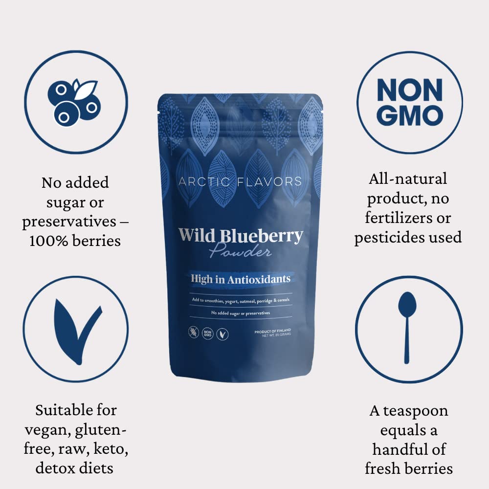 bilberry powder rich in vitamins