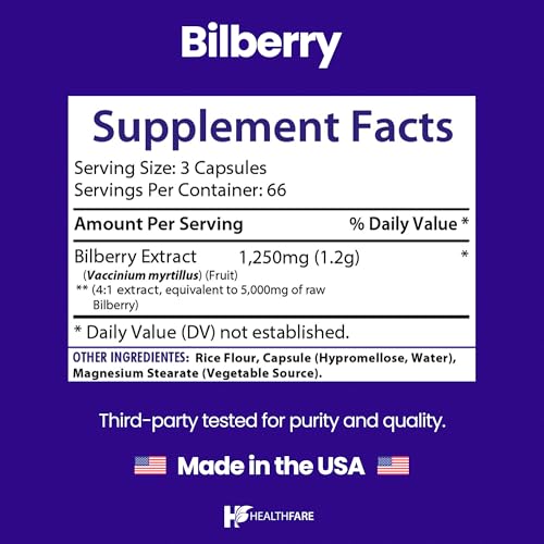 bilberry supplement for eye health