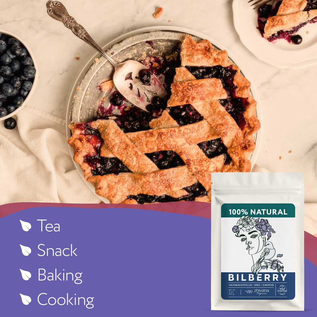 Bilberry tea for herbal detox