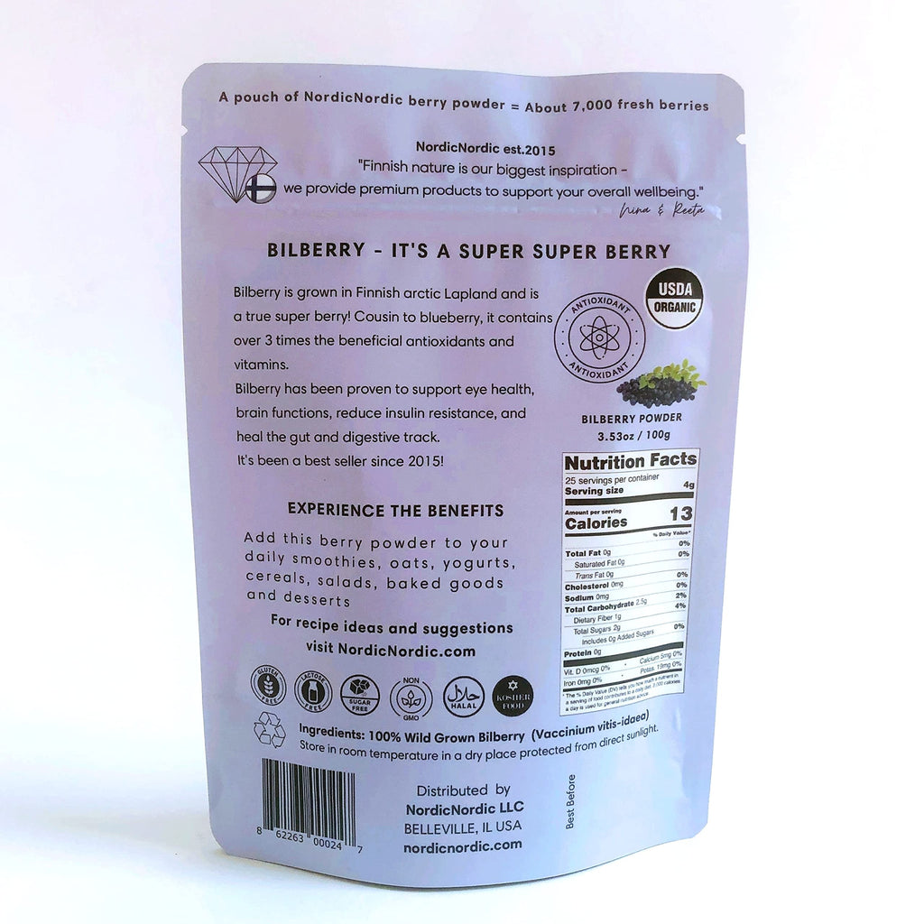 bilberry vs blueberry nutritional comparison