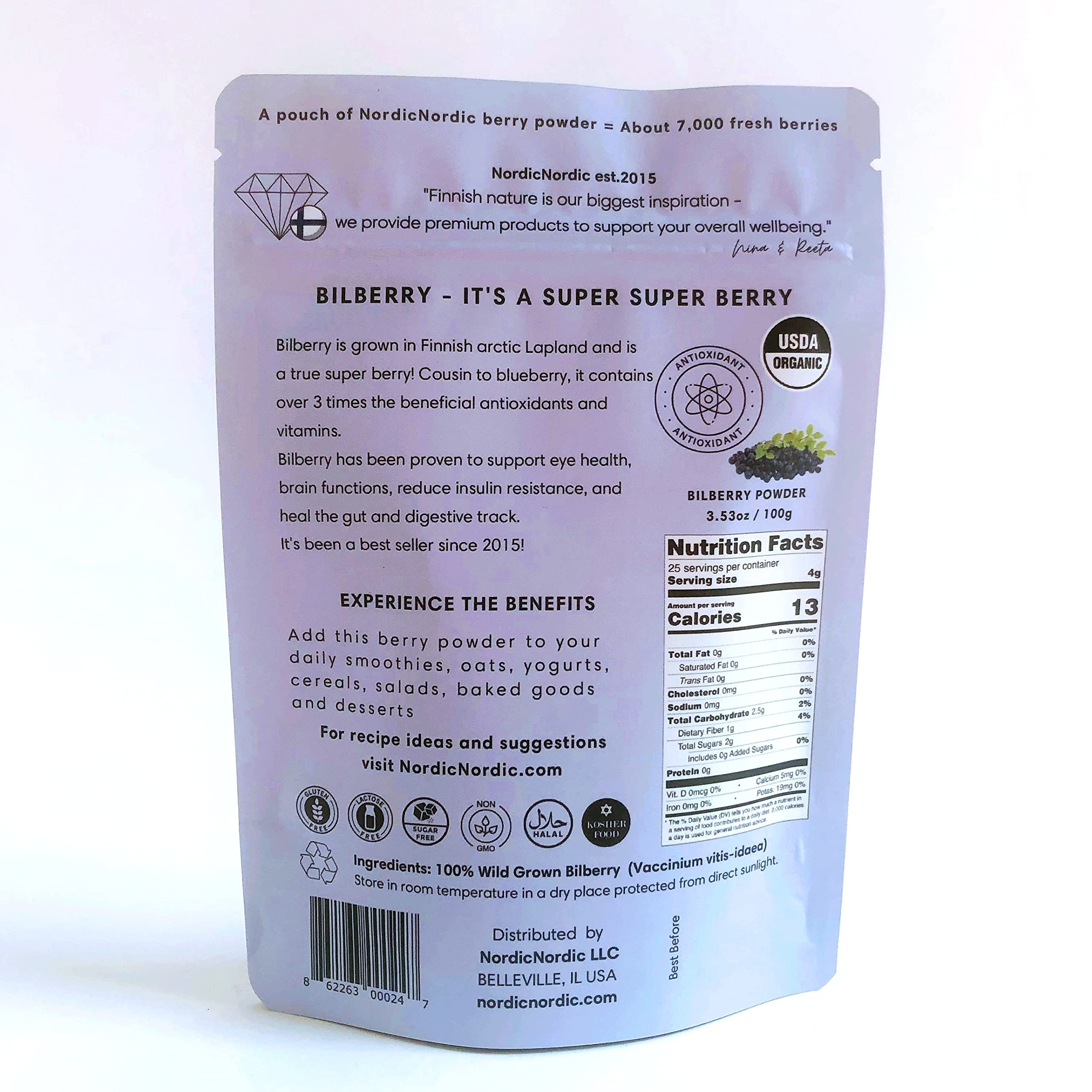 bilberry vs blueberry nutritional comparison