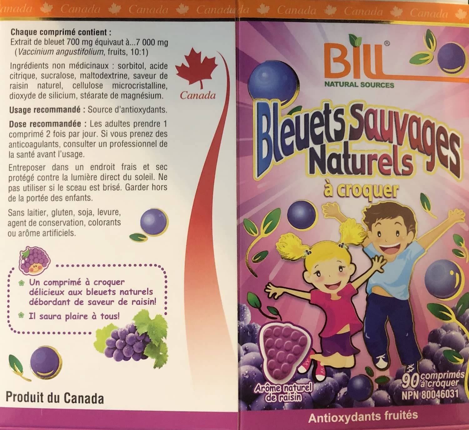Bill vitamins for daily health support
