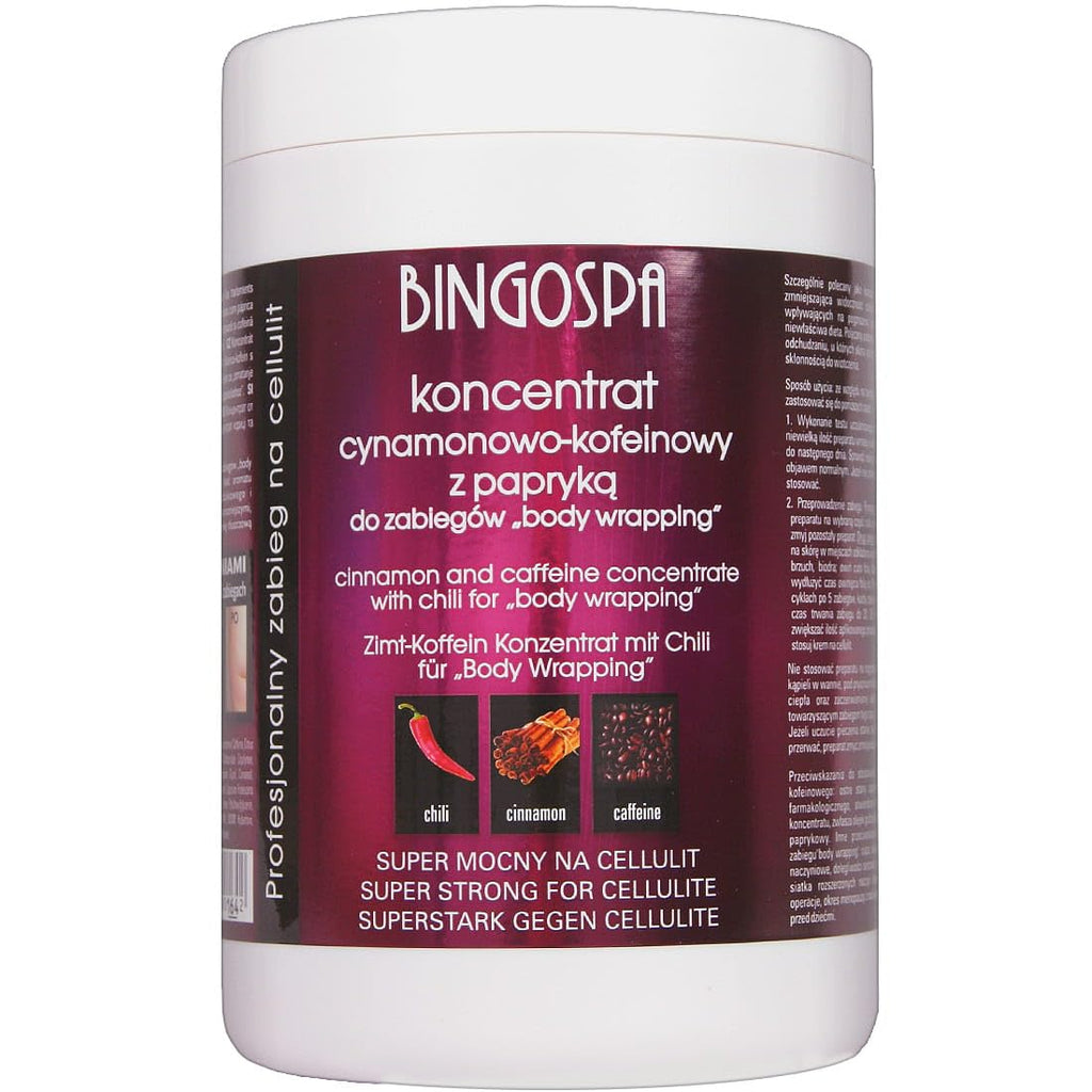 BINGOSPA cinnamon caffeine body wrap