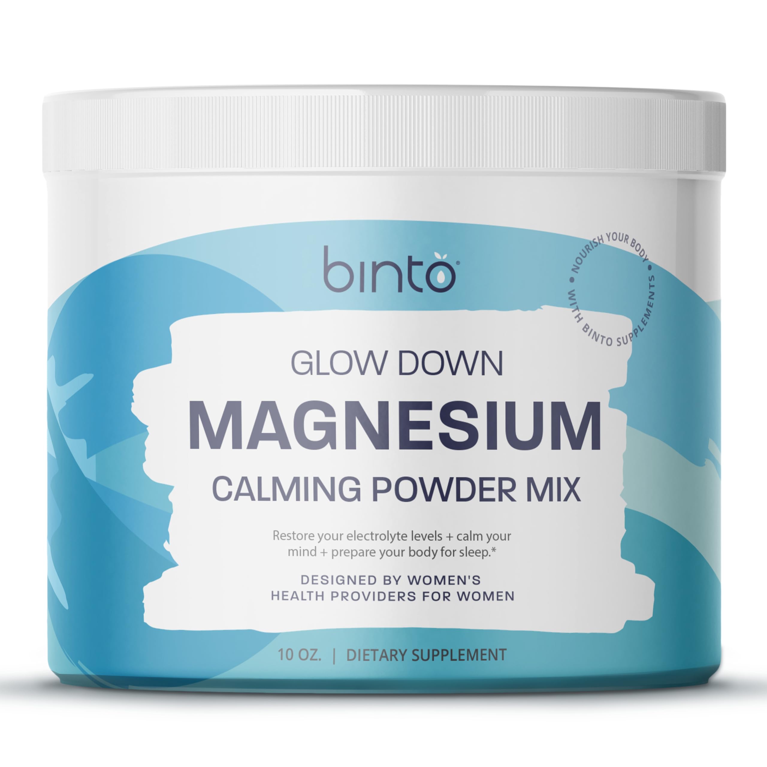 Binto Glow Down magnesium drink mix