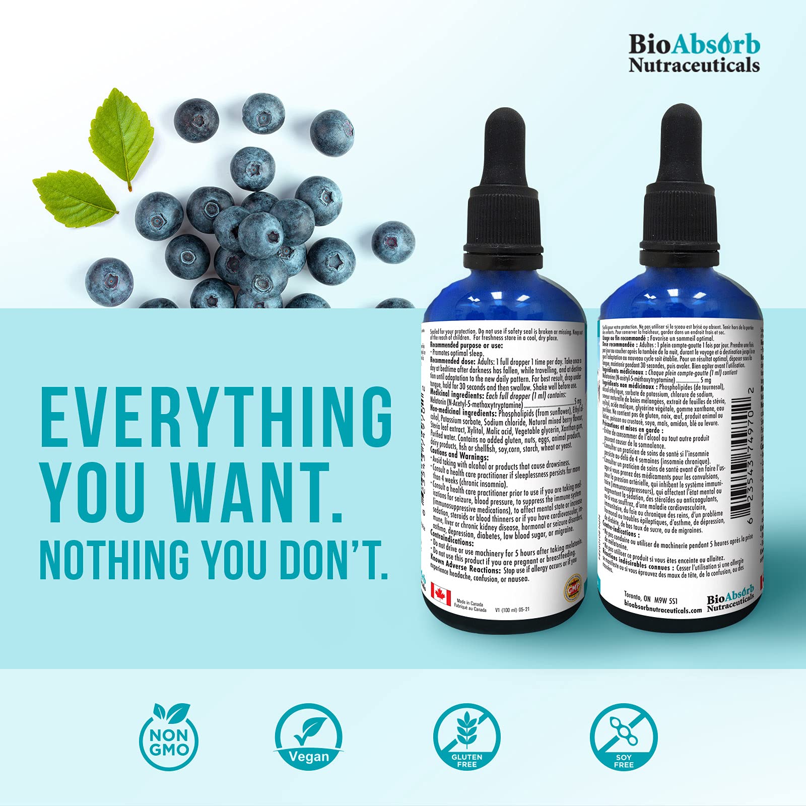 Bio Absorb melatonin sleep support