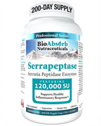 Bio Absorb Serrapeptase capsules for digestion
