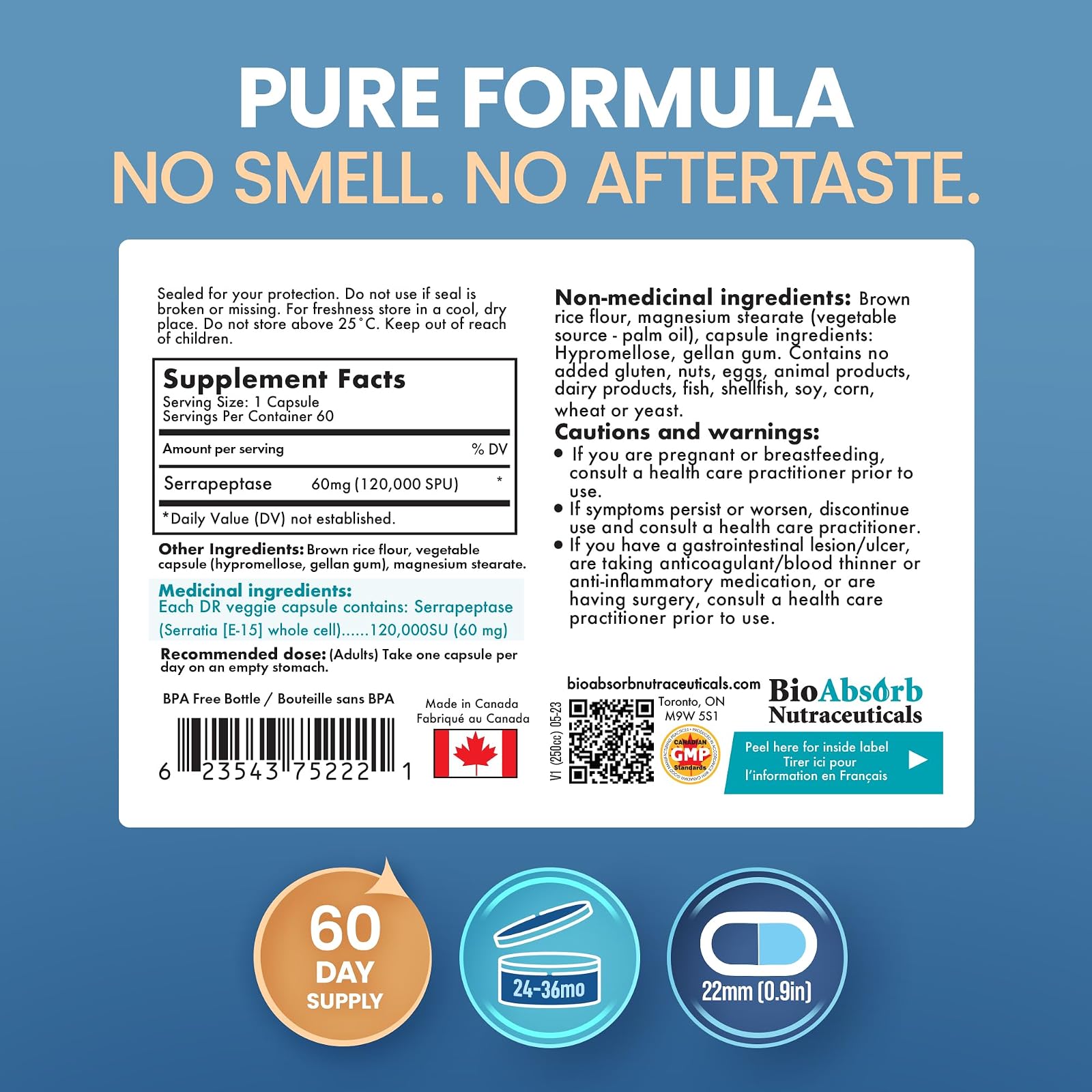 Bio Absorb serrapeptase for wellness