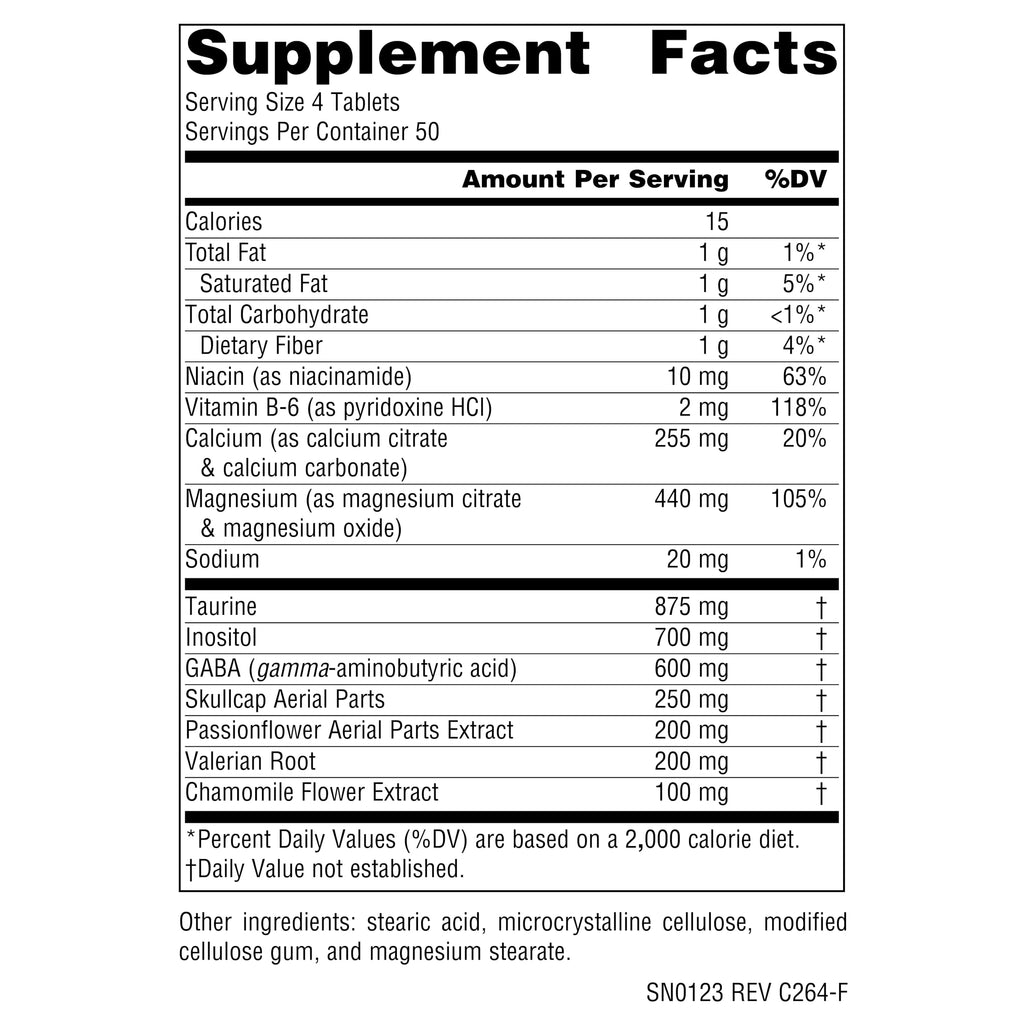 bio-aligned formula for enhanced relaxation