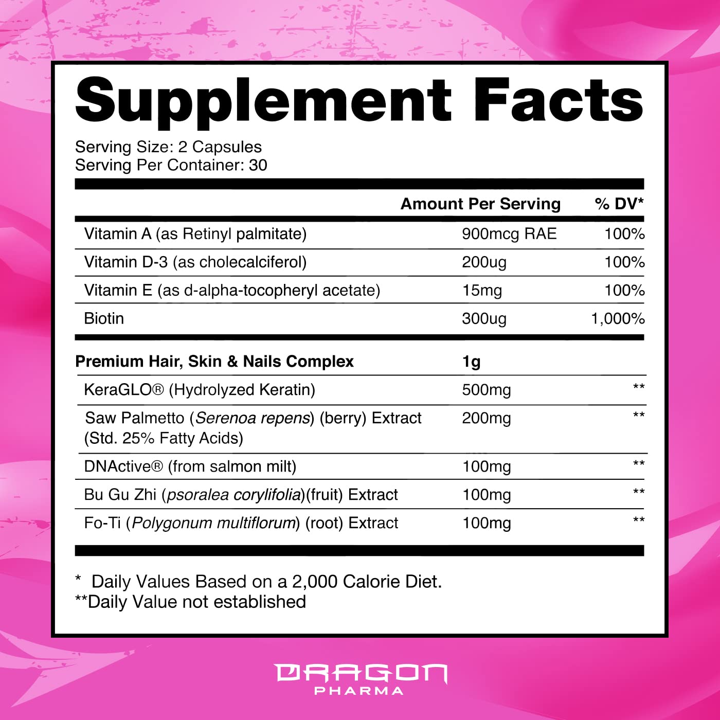 bio-available vitamins for healthy hair