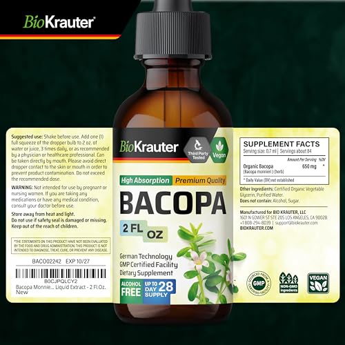 bio bacopa monnieri for enhanced calm