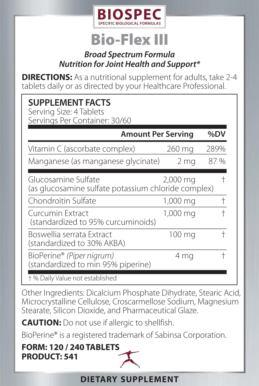 Bio-Flex III for joint health