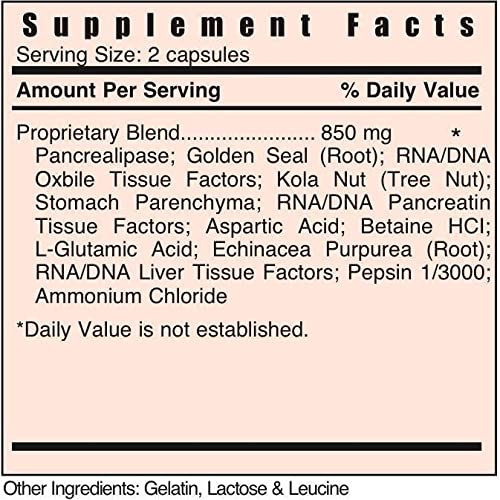 Bio Function #17 D Digest capsules