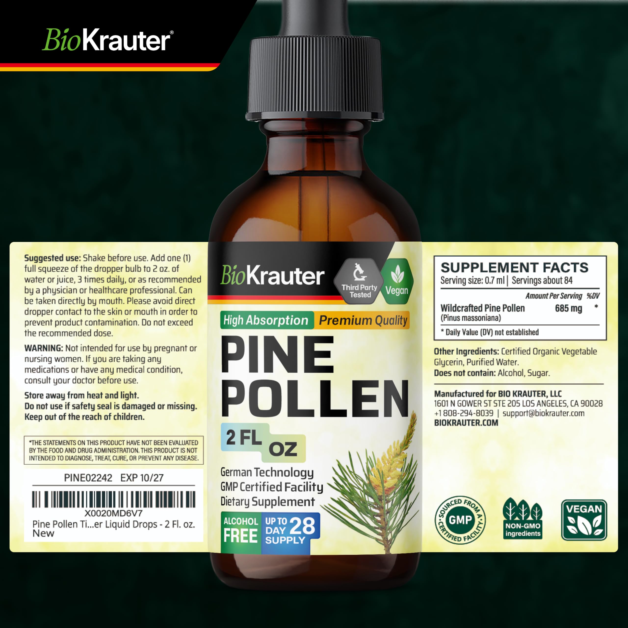 BIO health tincture for immunity