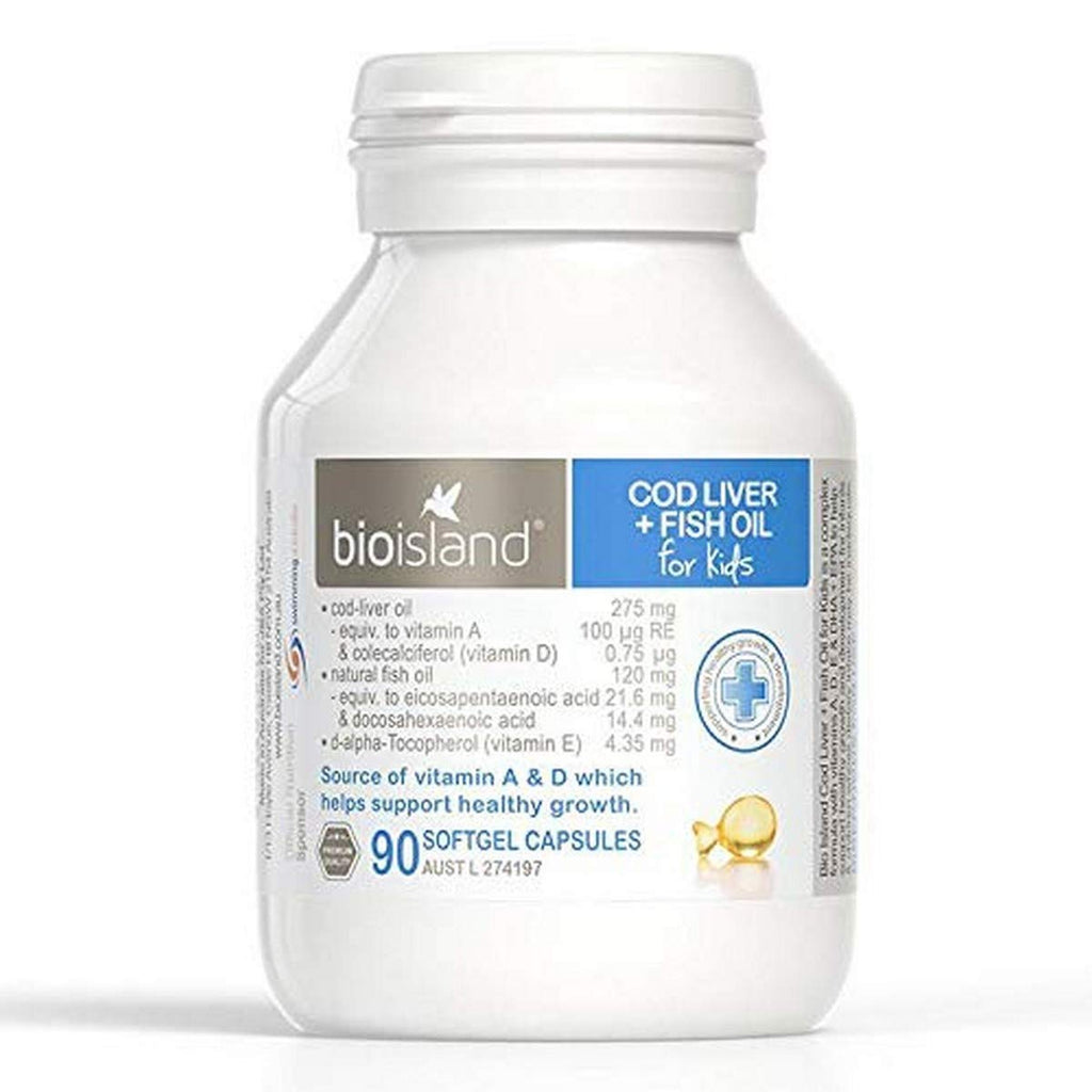 Bio Island cod liver oil capsules