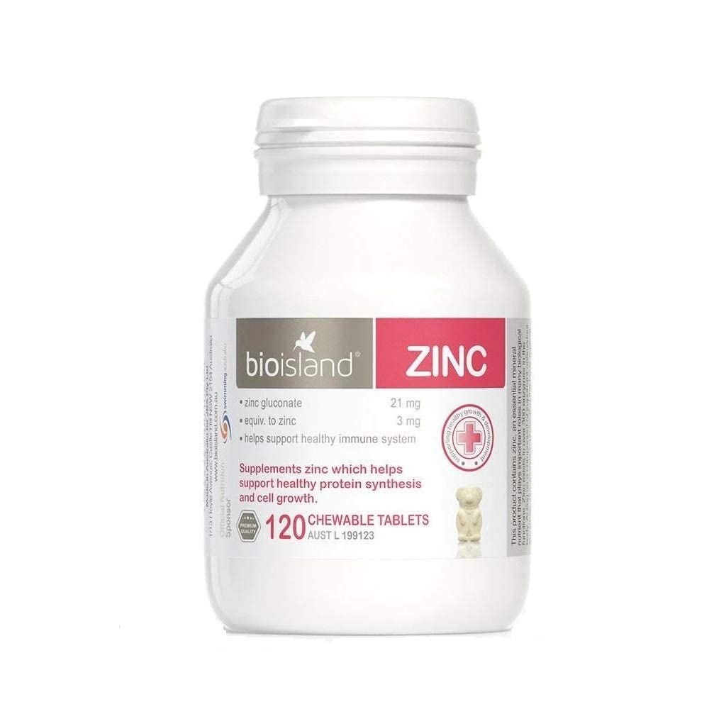Bio Island Zinc chewable tablets for immunity
