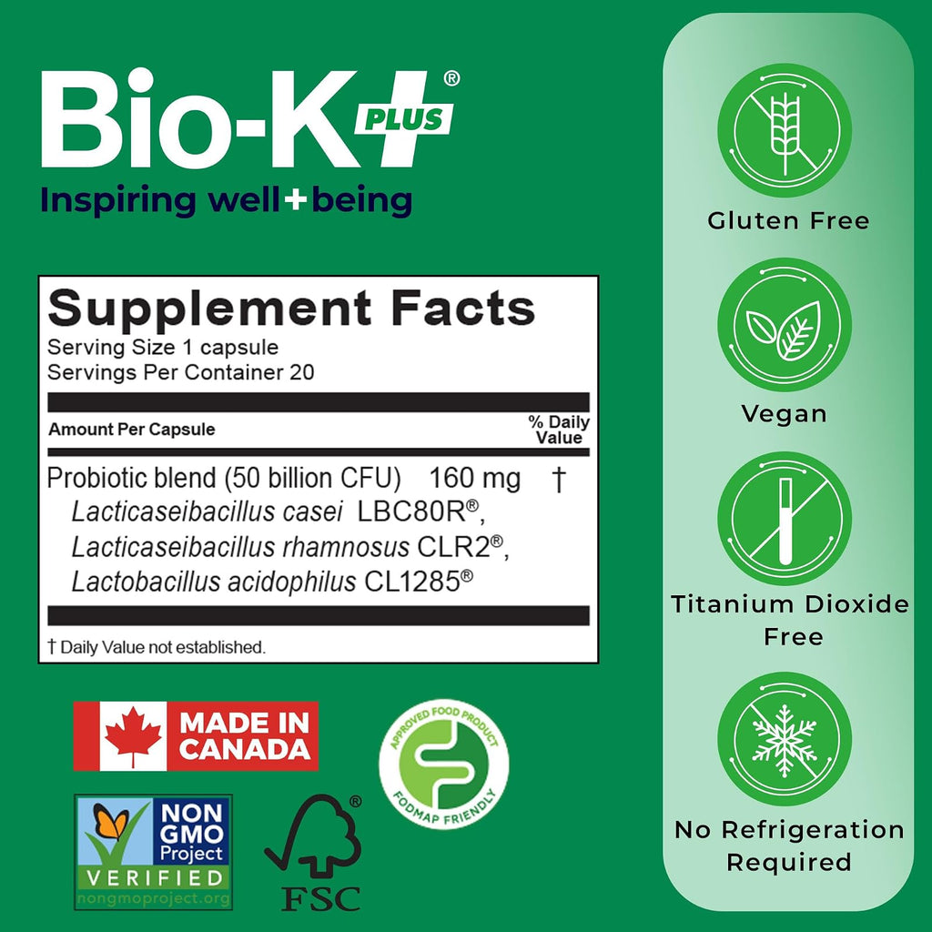 Bio-K+ advanced probiotics for gut balance