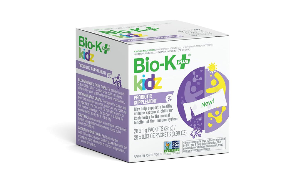 Bio-K+ kids probiotic powder packets