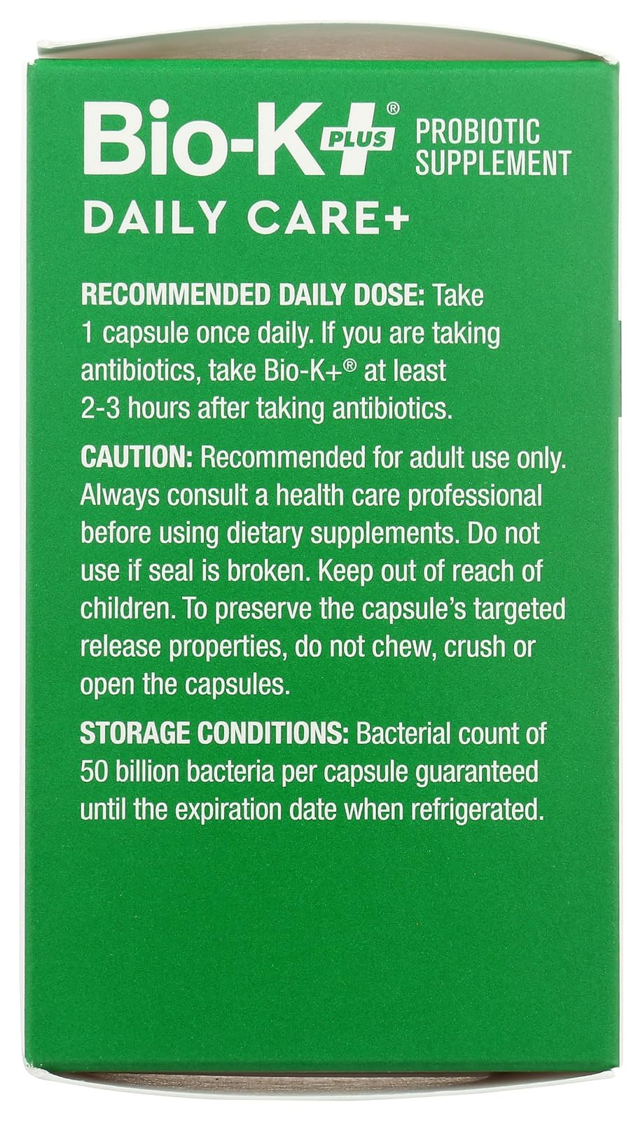 Bio-K Plus 30 capsules benefits