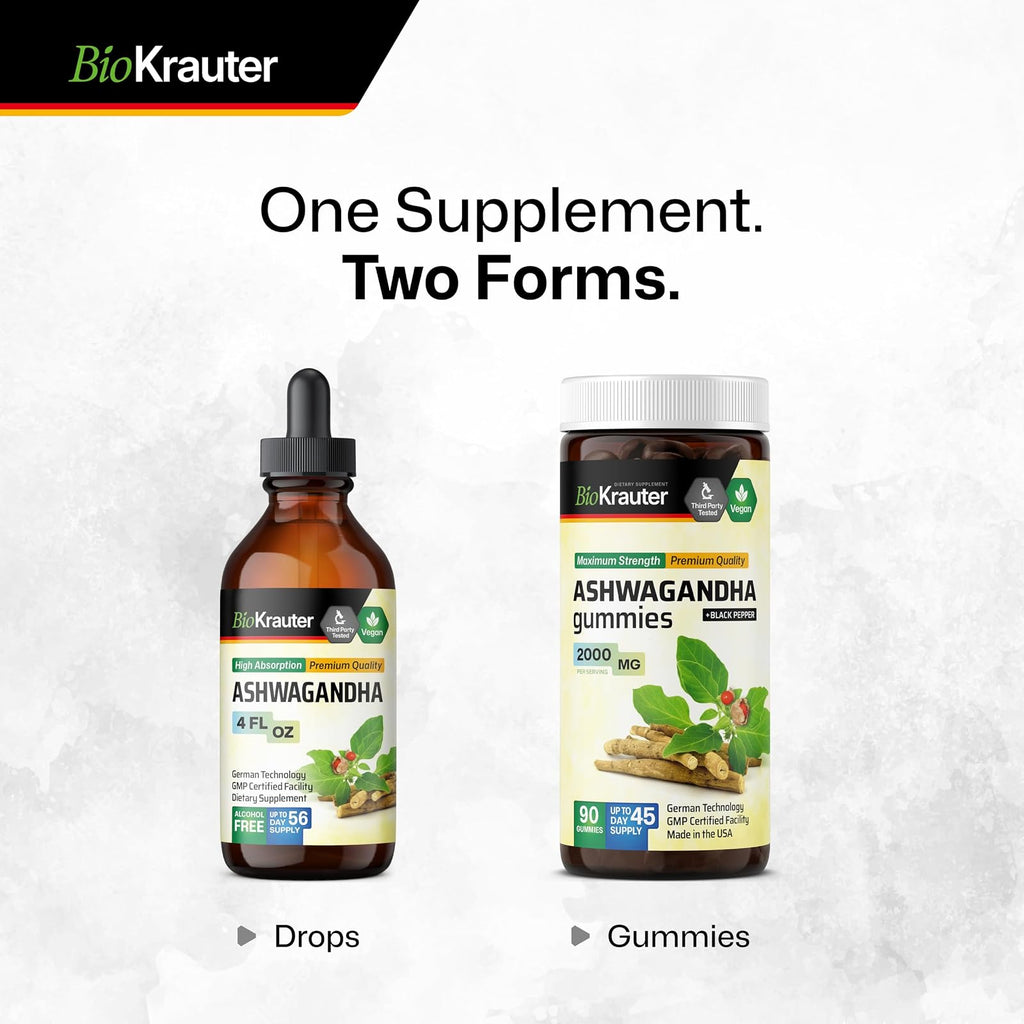 BIO KRAUTER ashwagandha gummies with KSM-66
