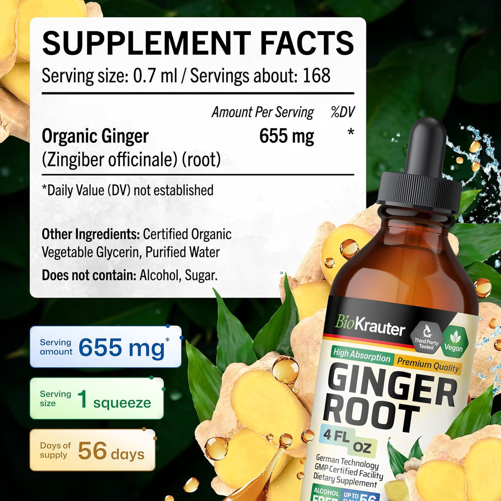 BIO KRAUTER ginger extract for soothing