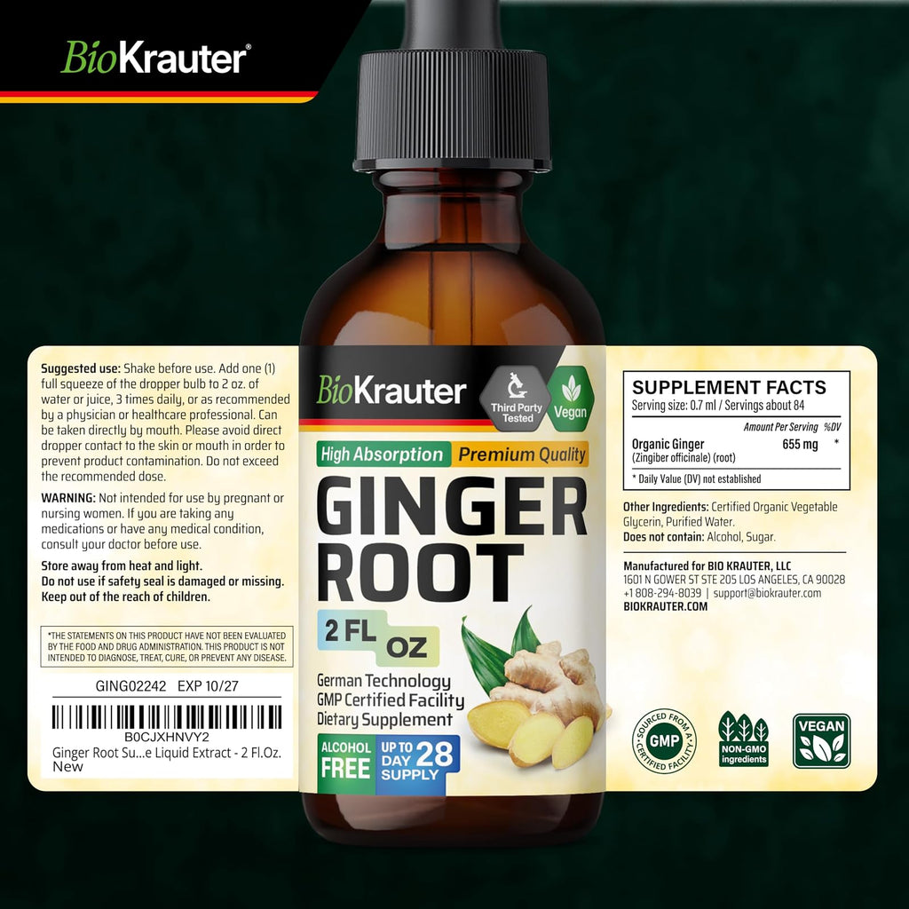 BIO KRAUTER ginger health tonic