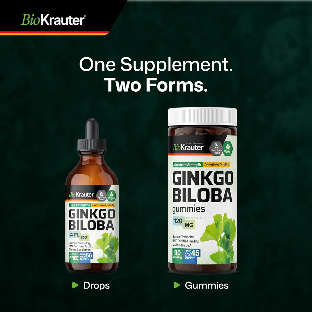 BIO KRAUTER ginkgo biloba energy boost