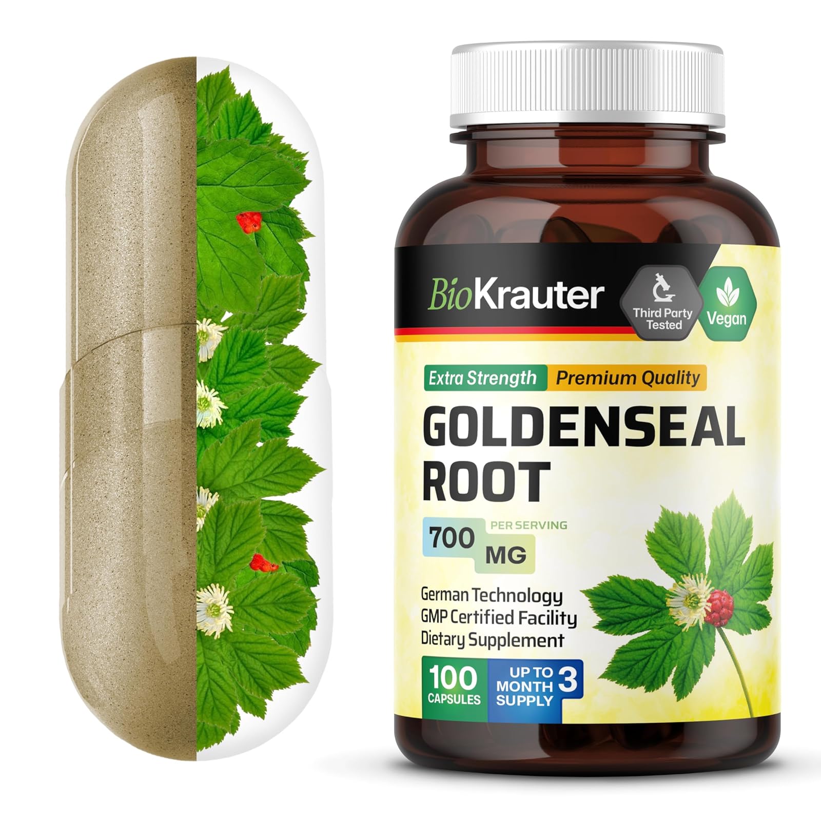 BIO KRAUTER Goldenseal root capsules