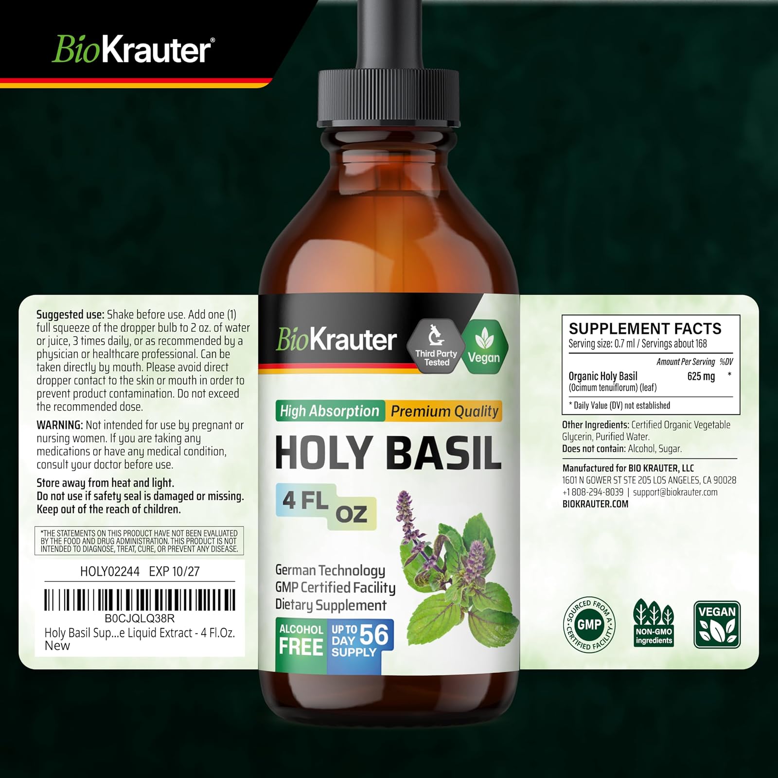 BIO KRAUTER herbal remedy for vitality