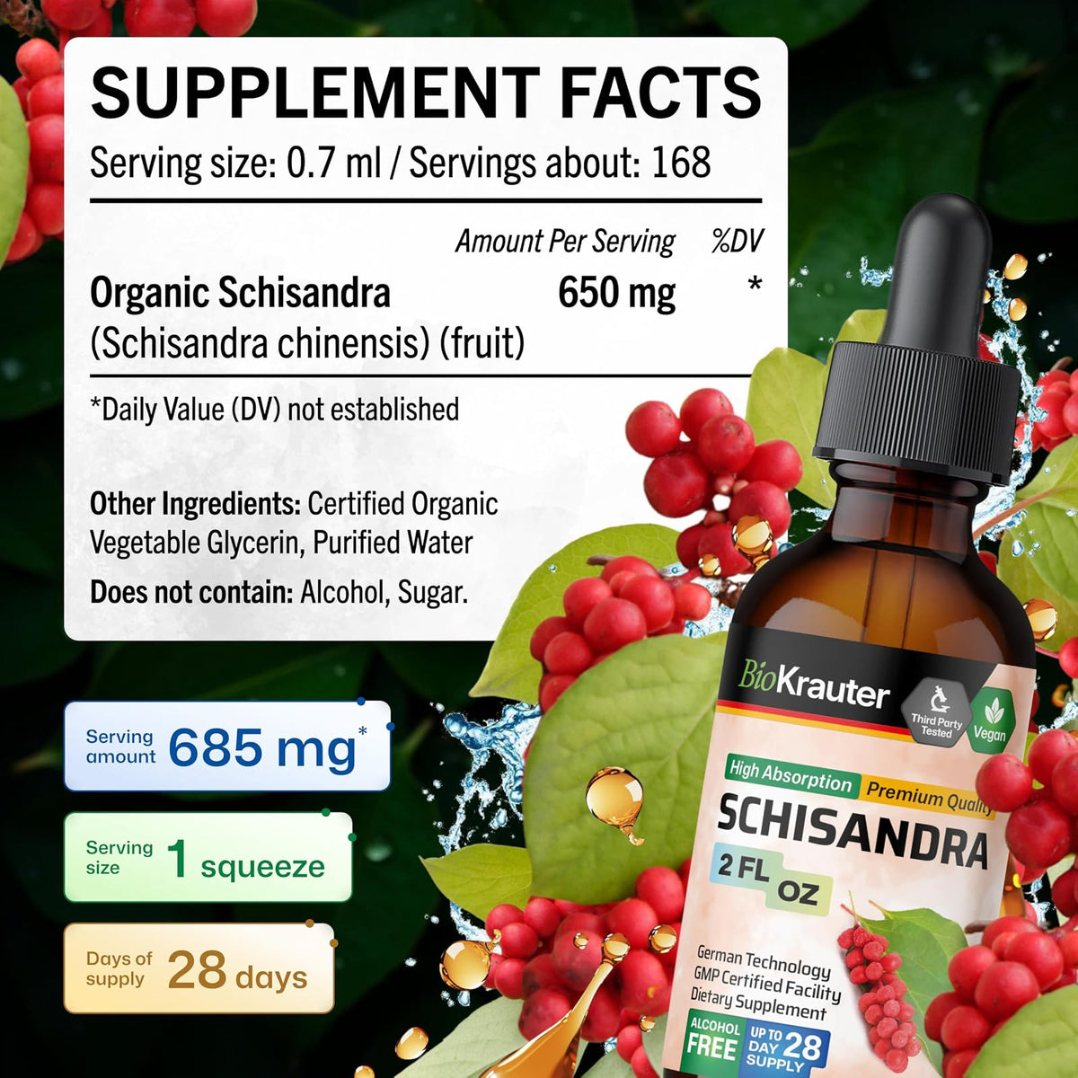 BIO KRAUTER herbal tincture for vitality