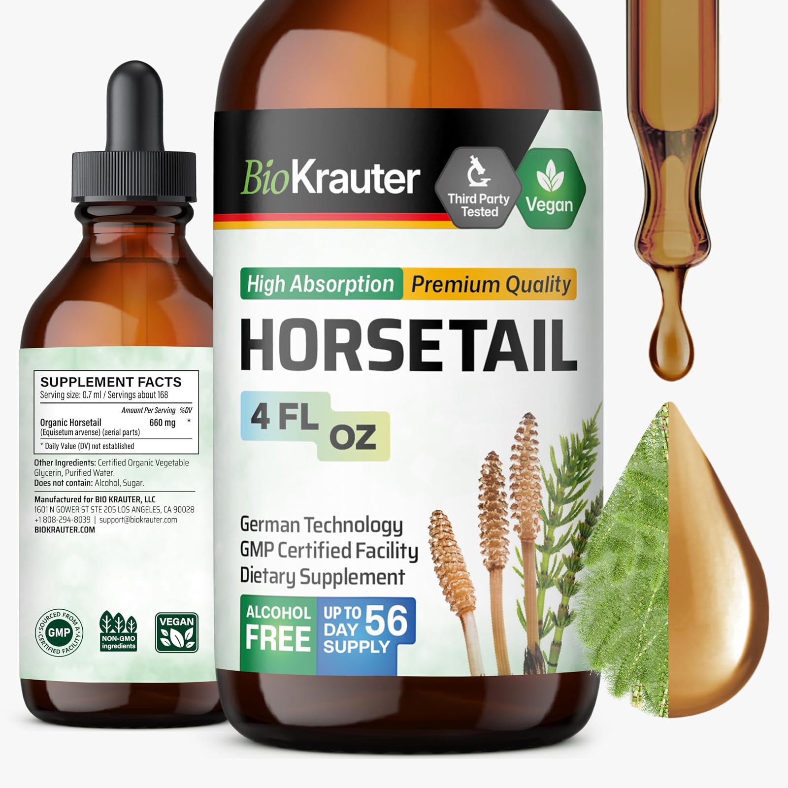 BIO KRAUTER horsetail hair supplement