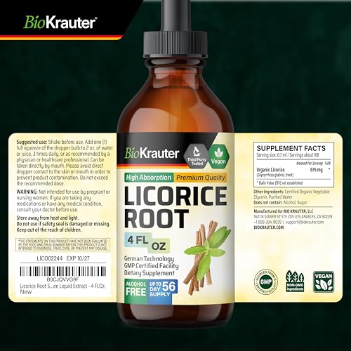 bio krauter licorice root herbal remedy