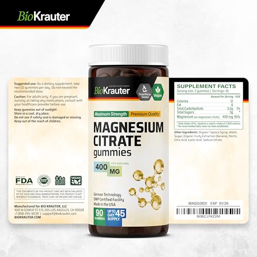 BIO KRAUTER magnesium for everyday wellness
