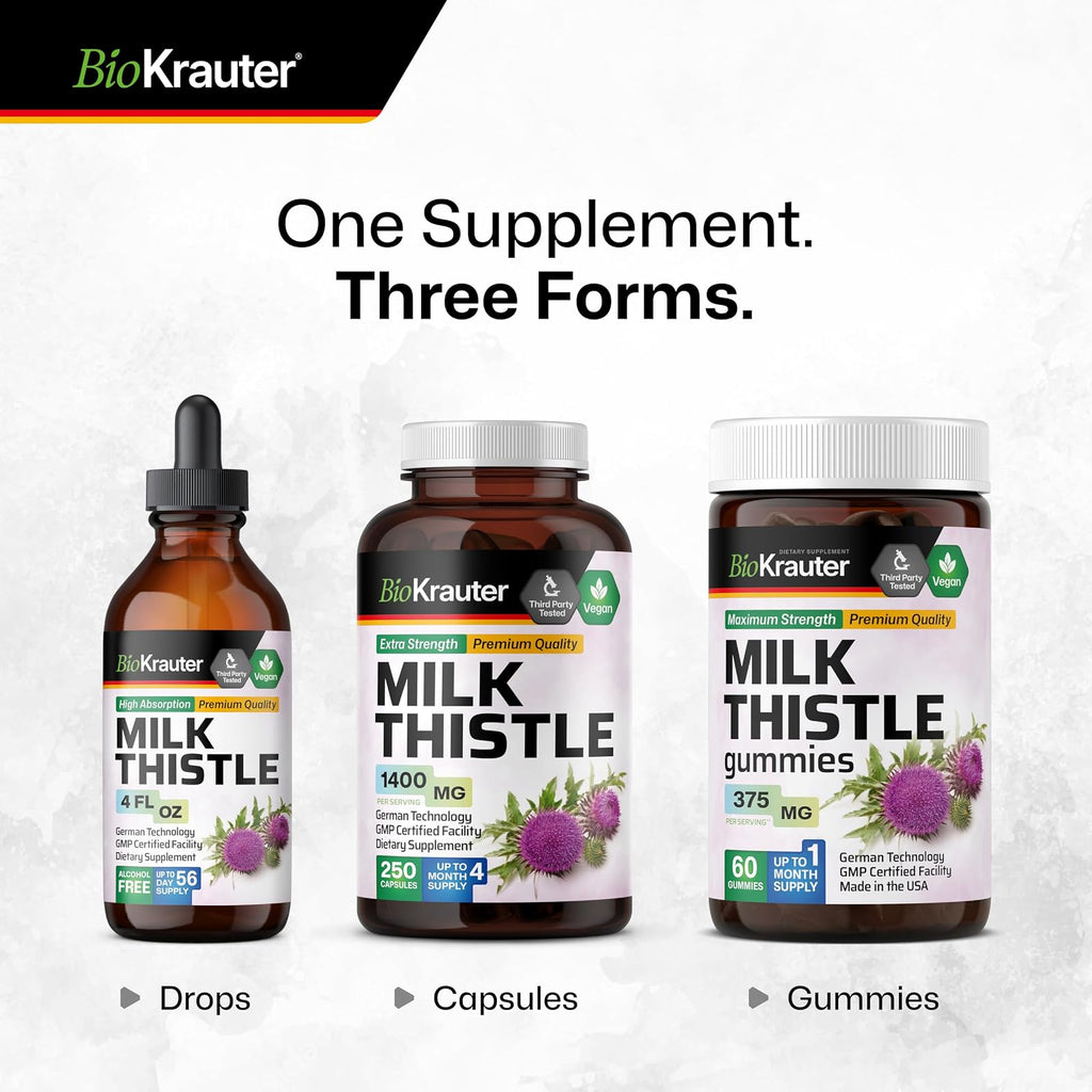 BIO KRAUTER milk thistle for digestive support