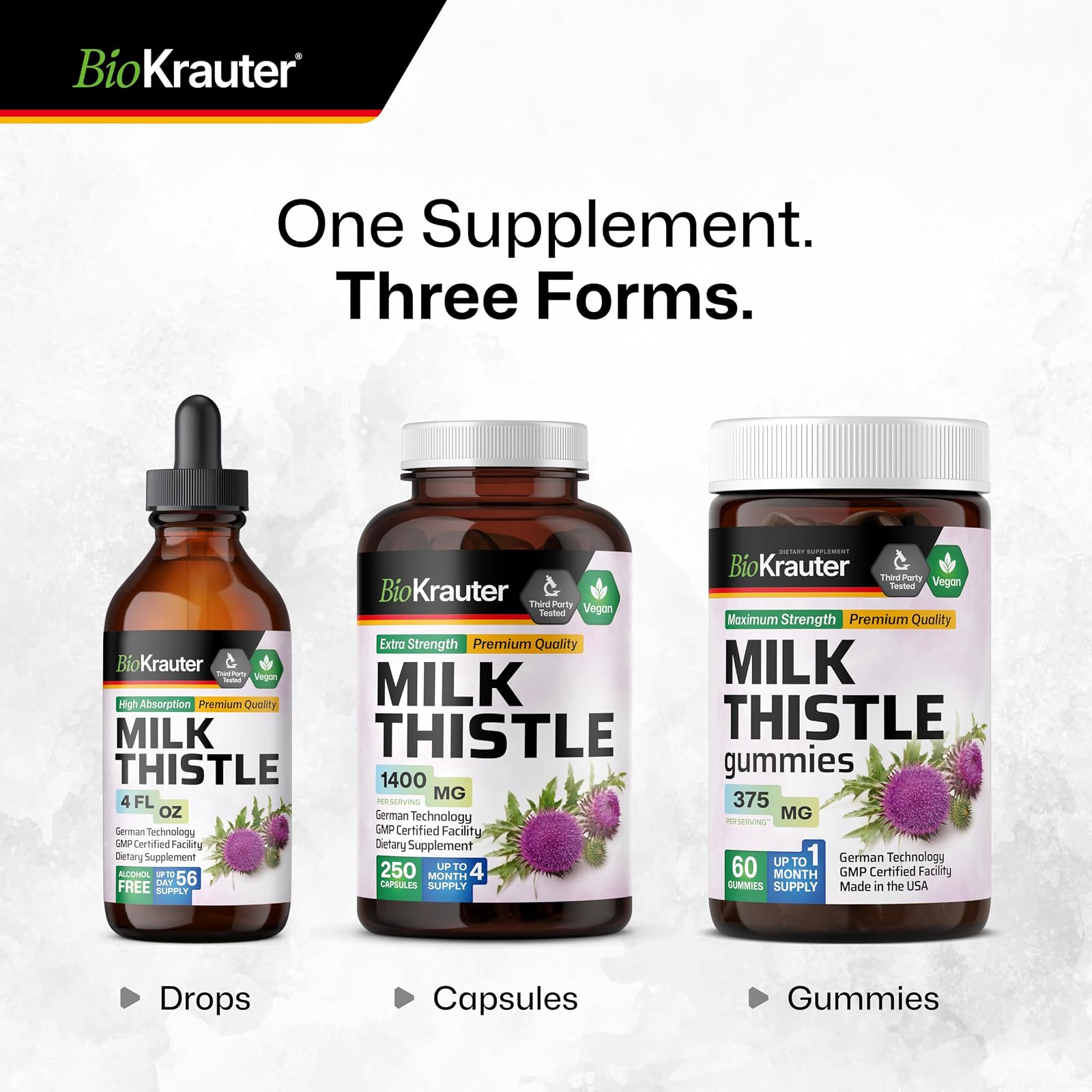 BIO KRAUTER milk thistle for digestive support
