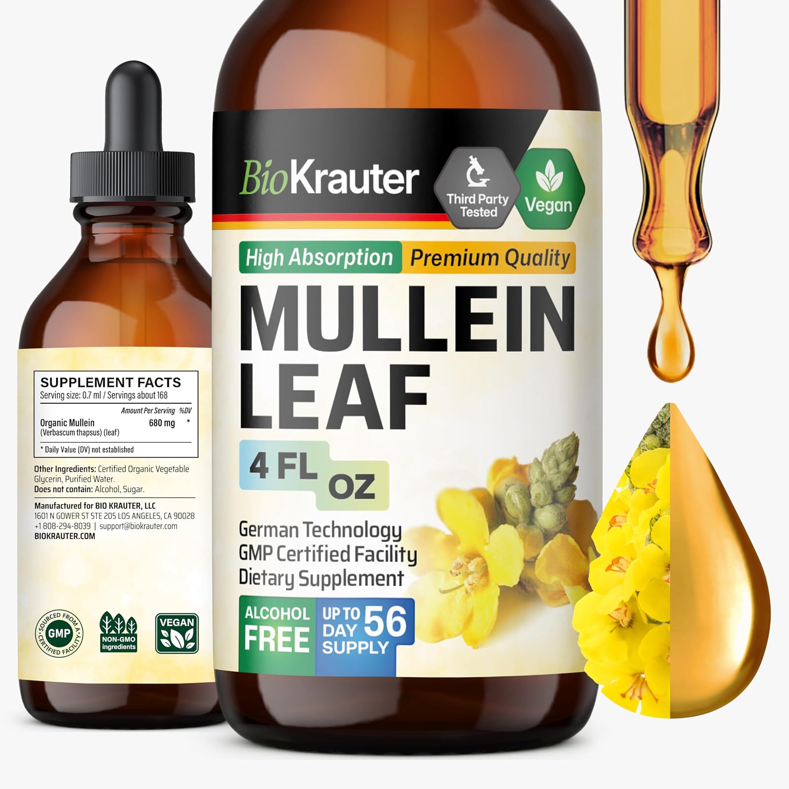 BIO KRAUTER Mullein Leaf Extract benefits