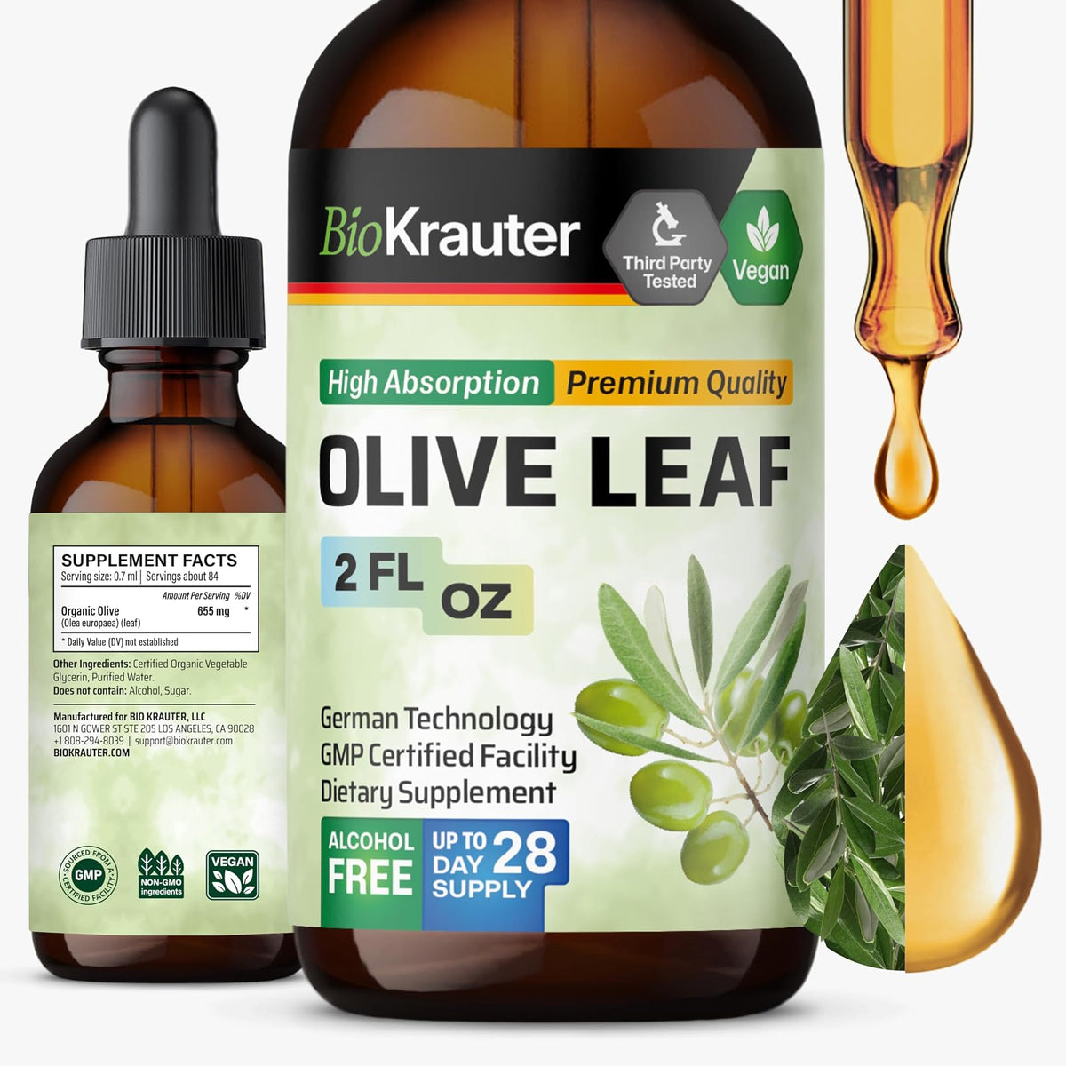 BIO KRAUTER olive leaf extract benefits