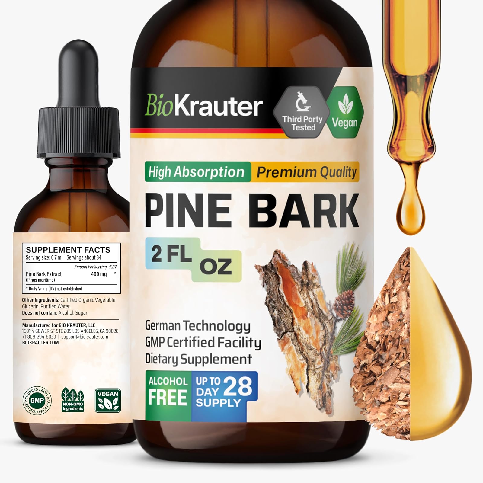 BIO KRAUTER pine bark extract benefits