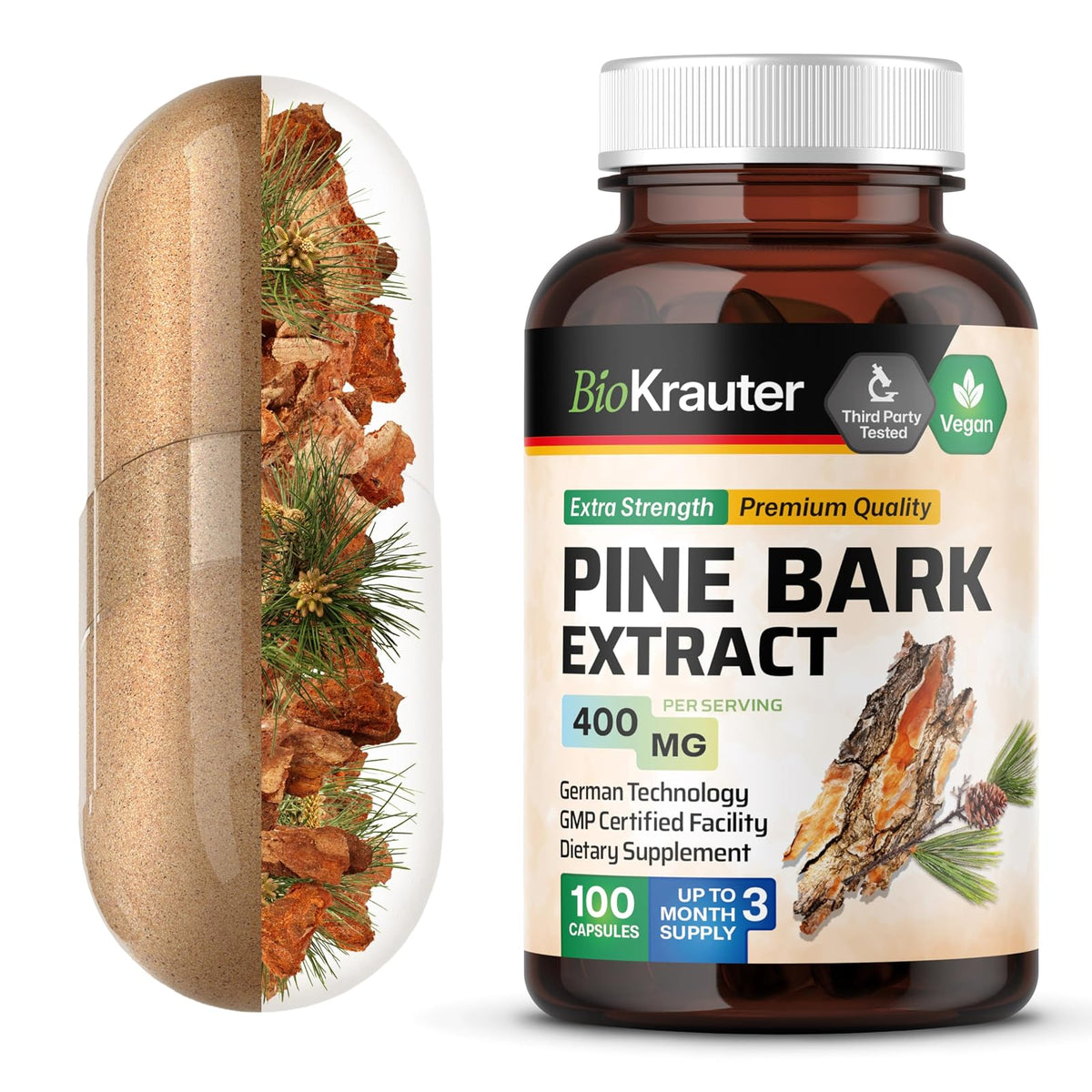 BIO KRAUTER Pine Bark Extract capsules
